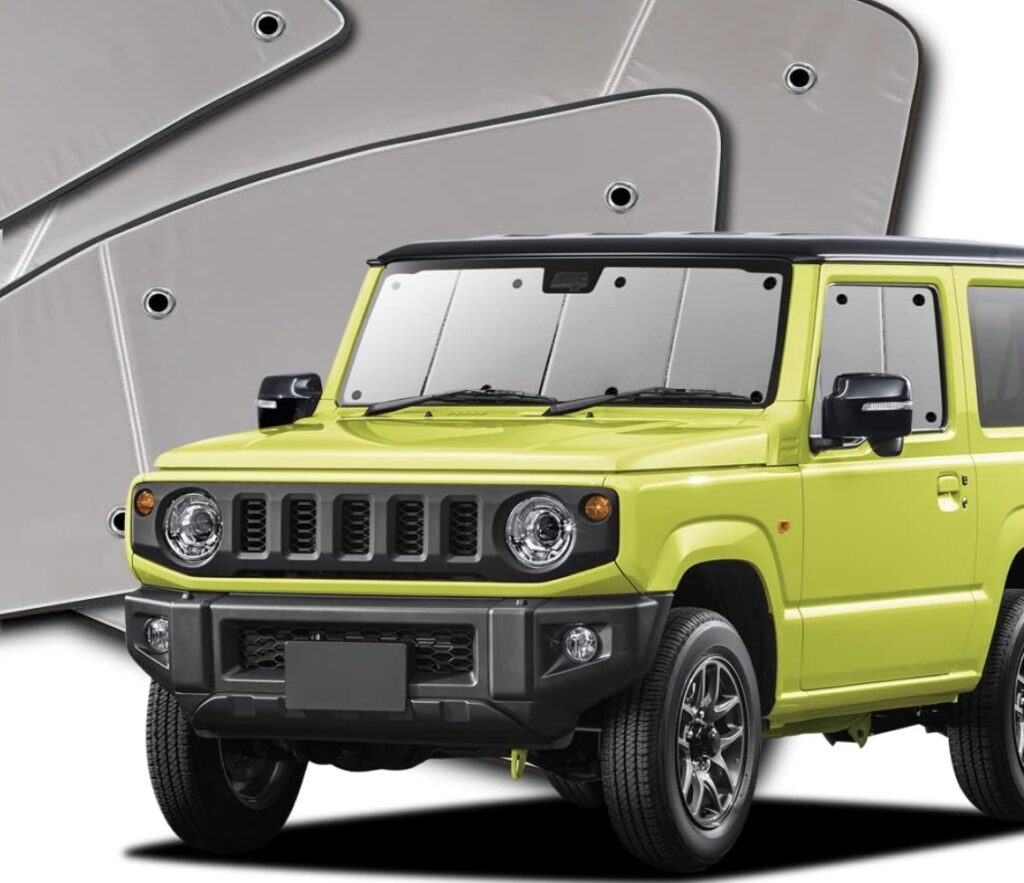 【ジムニー車中泊】プライバシー対策！カーテン設置の完全ガイド | Sotopia